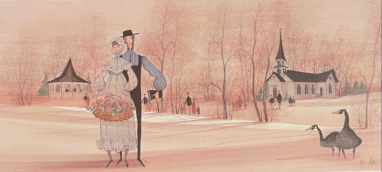 Joyful Gathering - Canada Goose Gallery - P. Buckley Moss