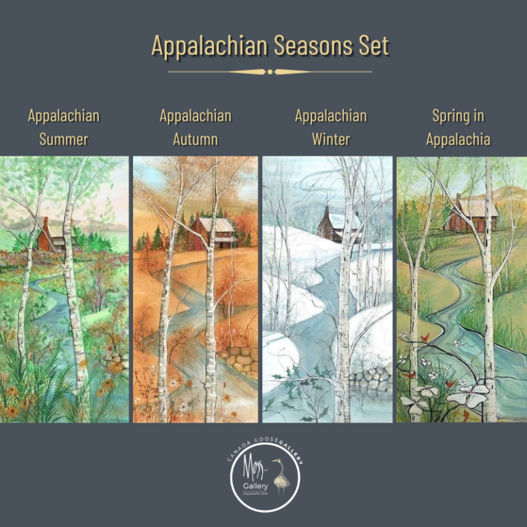 Appalachian Seasons Set - Canada Goose Gallery - P. Buckley Moss