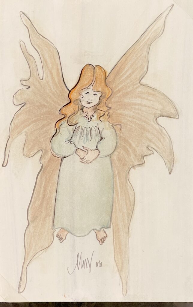 P. Buckley Moss: Angel Wings Painting | Canada Goose Gallery