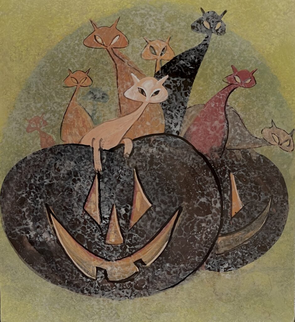 Perfect Magic Painting | P. Buckley Moss | Halloween Art