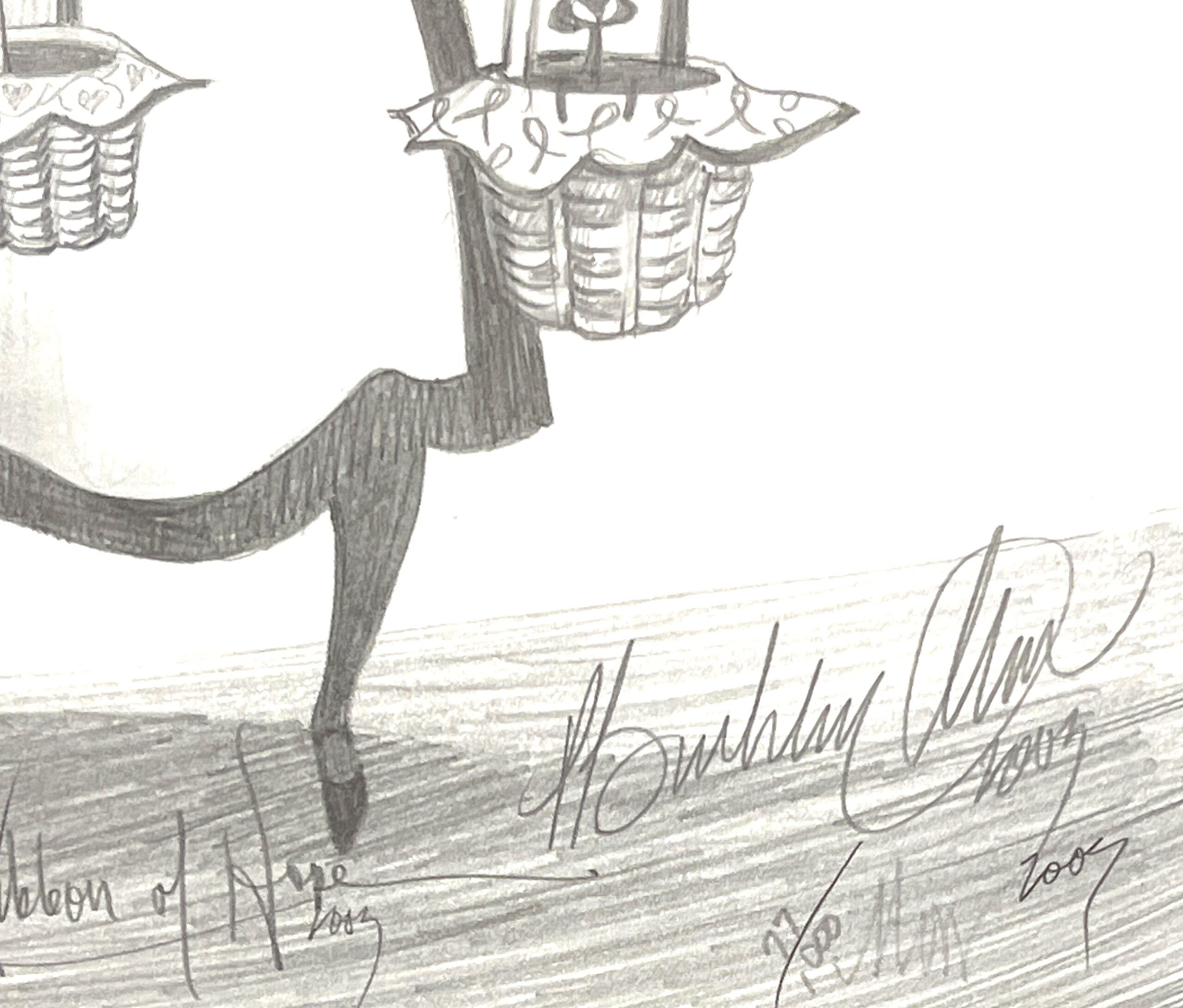 Ribbon Of Hope Remarque | P. Buckley Moss | Breast Cancer